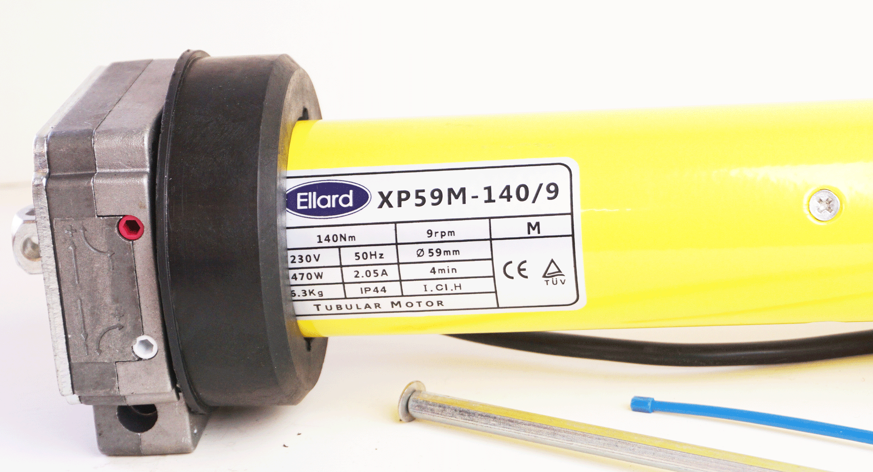 Ellard Tubular Motor ECO Drive 50Nm 100NM 140NM with Manual Override ...