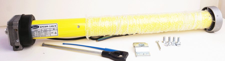 Ellard Tubular Motor ECO Drive 50Nm 100NM 140NM with Manual Override ...