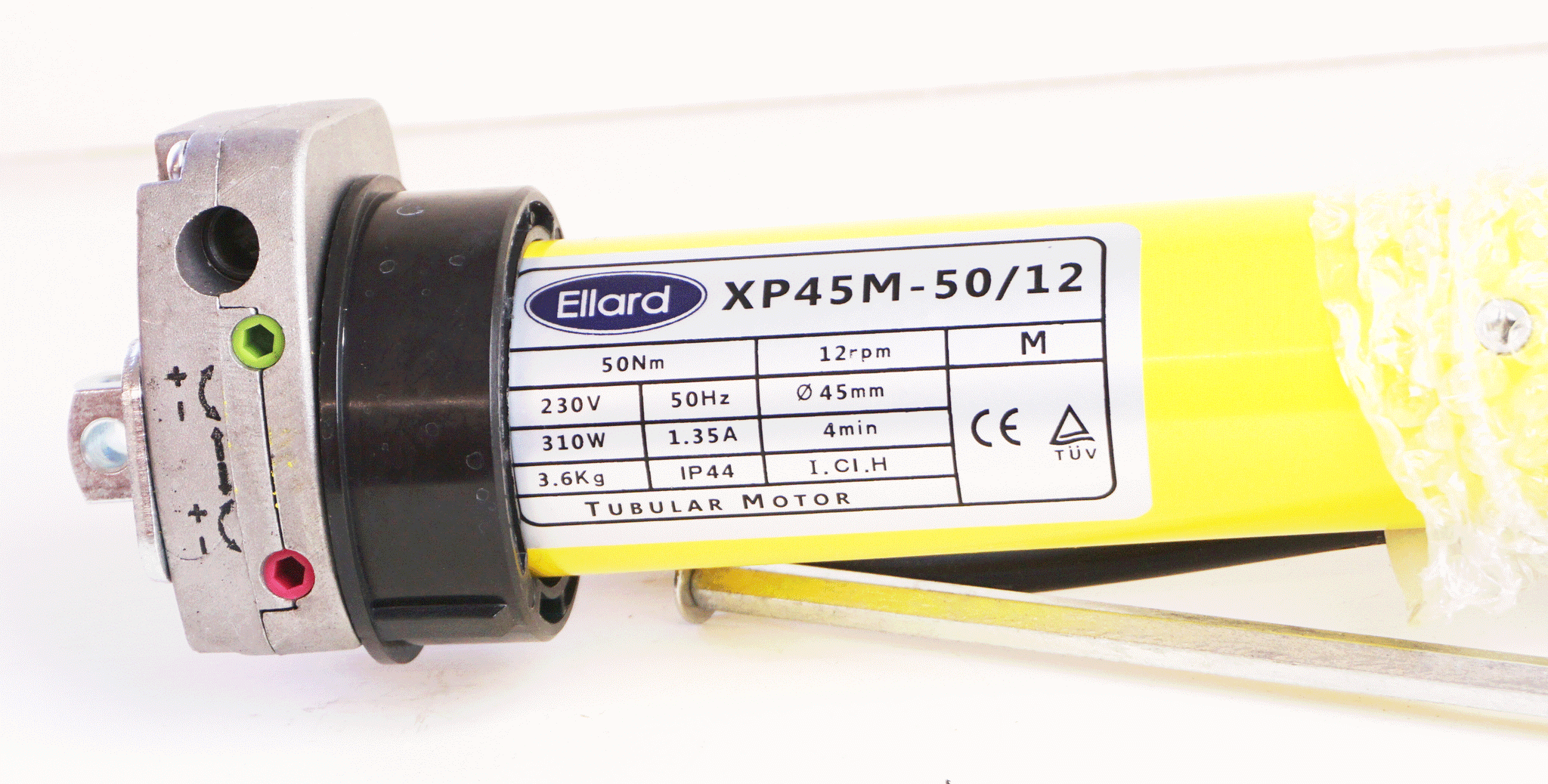 Ellard Tubular Motor ECO Drive 50Nm 100NM 140NM with Manual Override ...