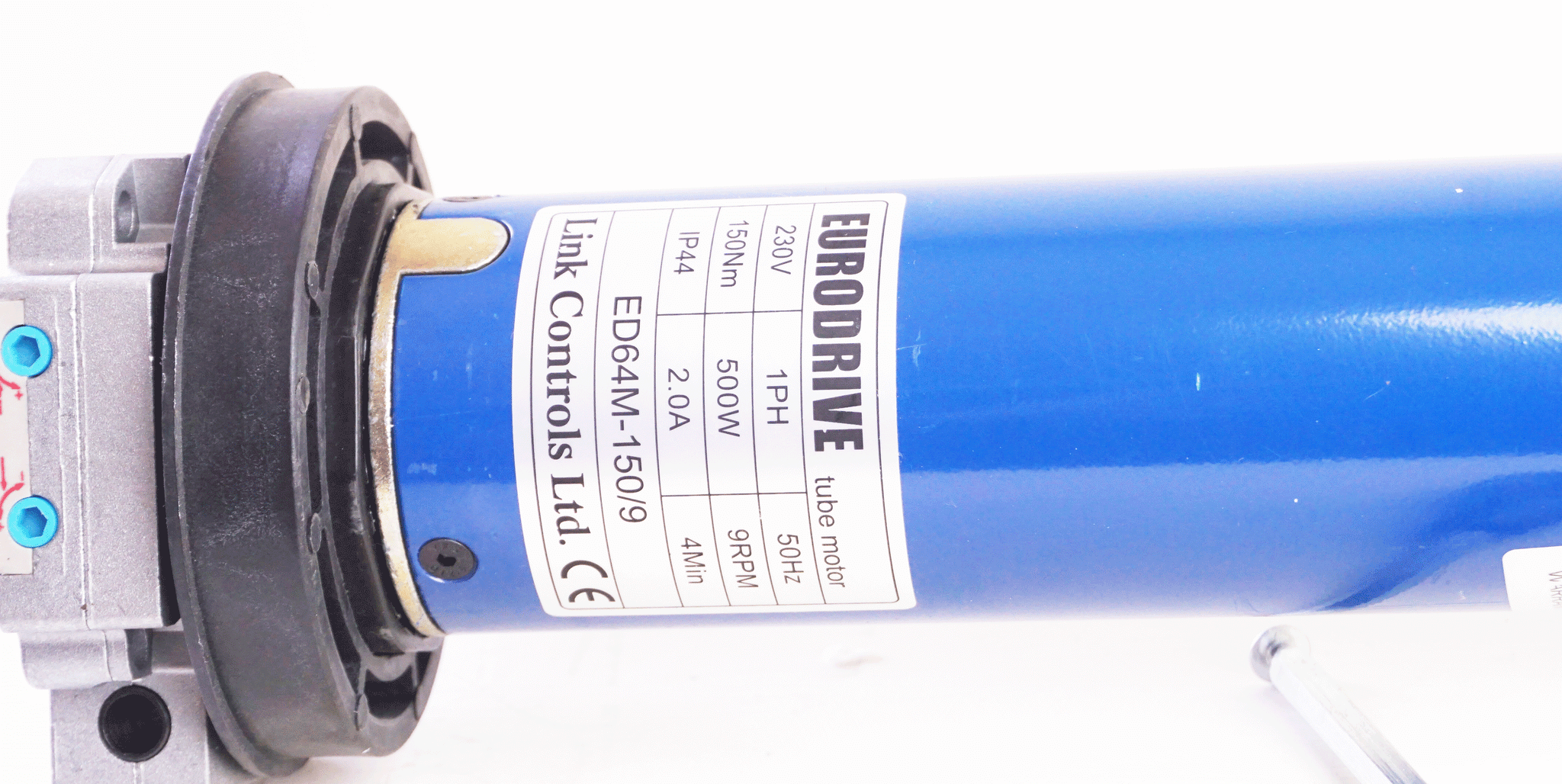 Link Controls Tubular Motor Eurodrive 150M/O 150NM with Manual Overrid ...