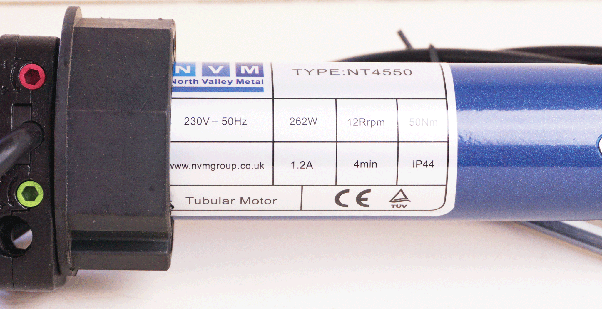 NVM Tubular Motor NT45 series 20NM 30NM 40NM 50NM with Manual Override ...